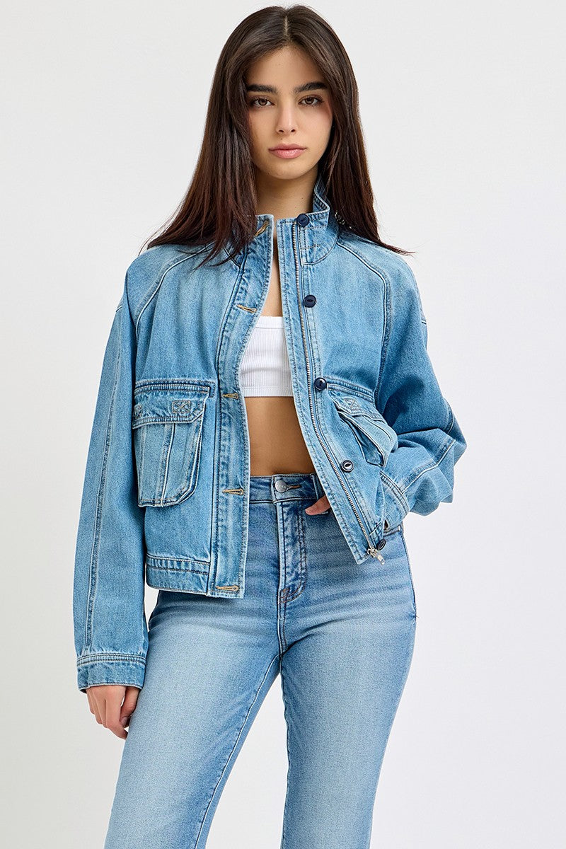 Rema Denim Jacket – jennarosesboutique
