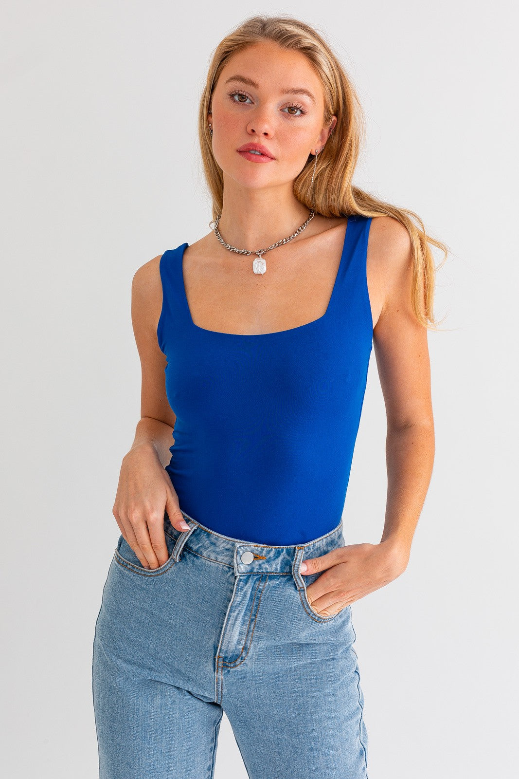 Basic Square Neck Bodysuit – jennarosesboutique